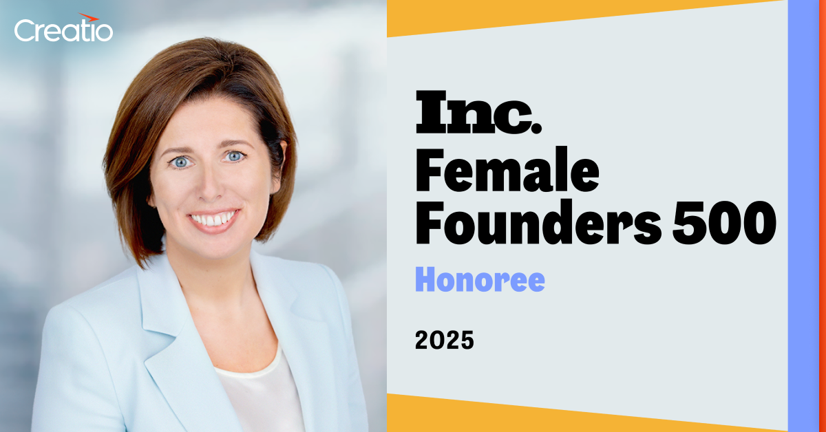 Inc. Names Katherine Kostereva to its 2025 Female Founders 500 List | Creatio